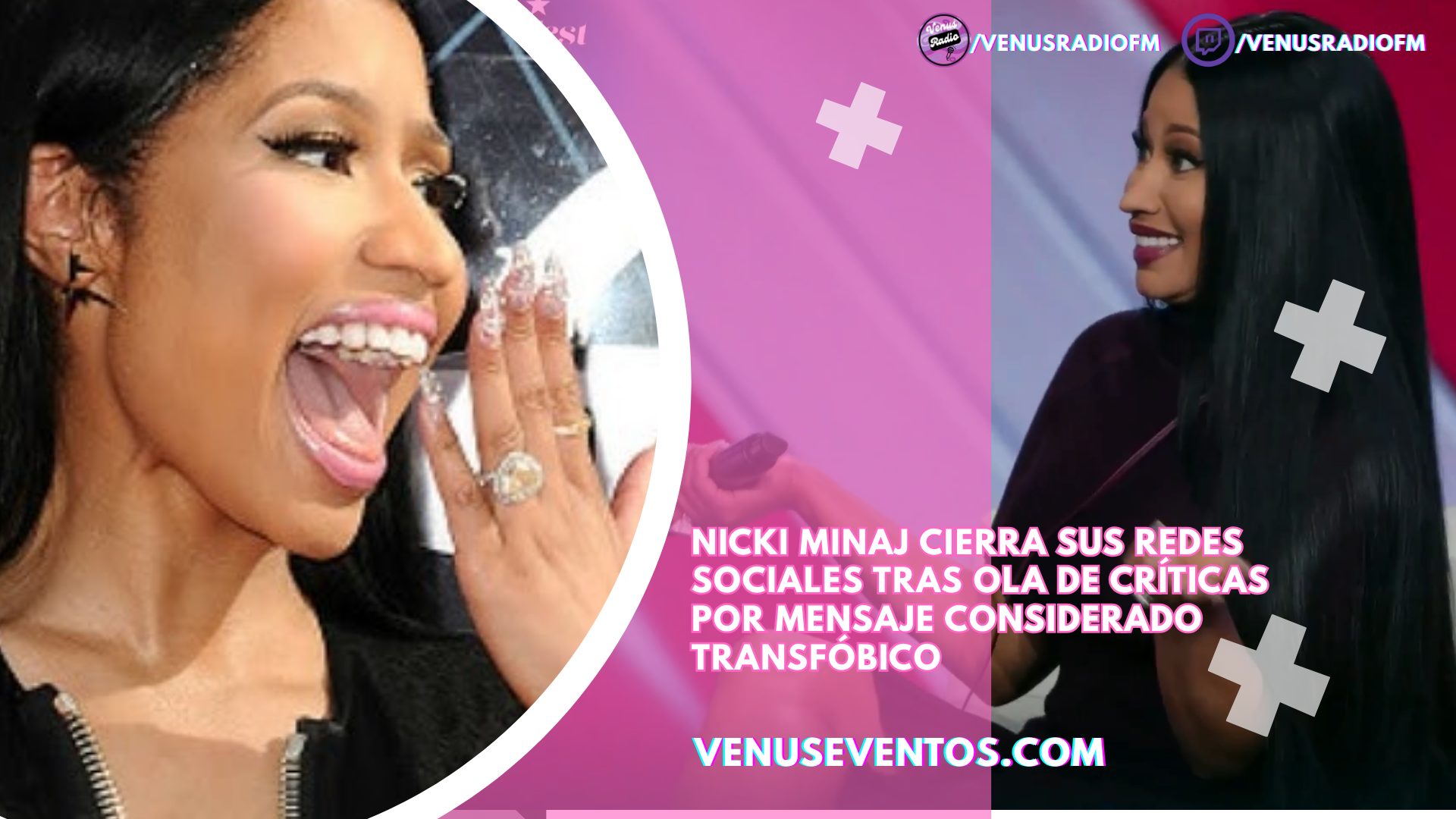 Nicki Minaj cierra sus redes sociales tras ola de críticas por mensaje ...